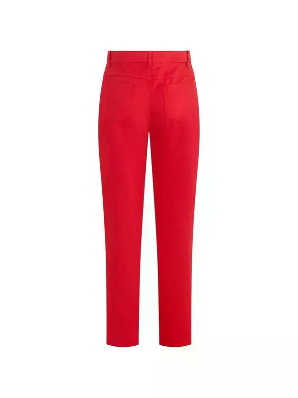 Moschino Teddy-bear-plaque Straight-leg Trousers