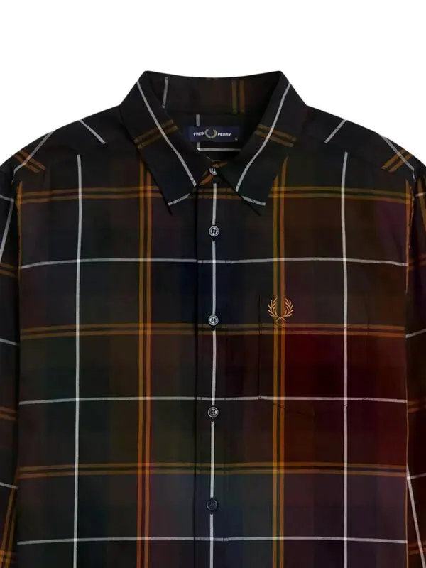 Fred Perry Check-pattern Shirt - Brown