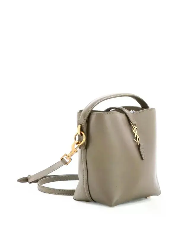 Saint Laurent Le 37 Leather Mini Bucket Bag