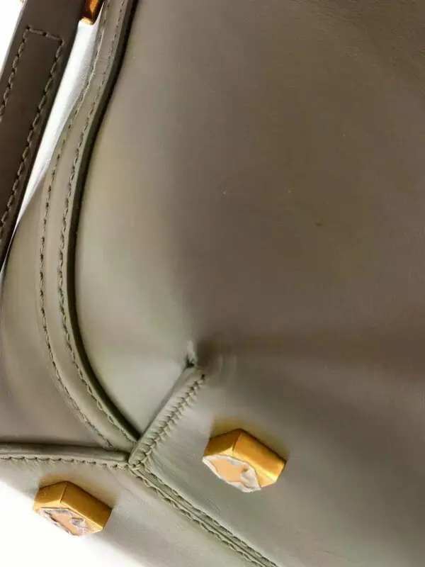 Saint Laurent Le 37 Leather Mini Bucket Bag