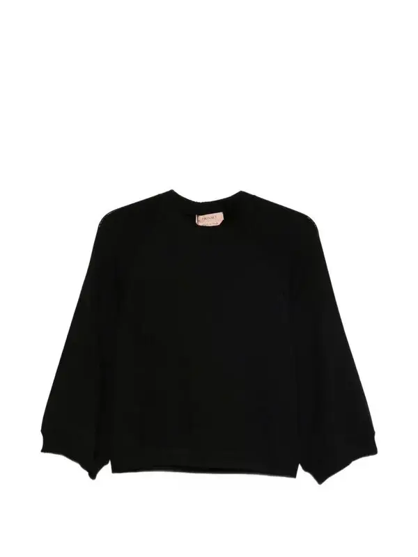 TWINSET Raglan-sleeve Sweater - Black