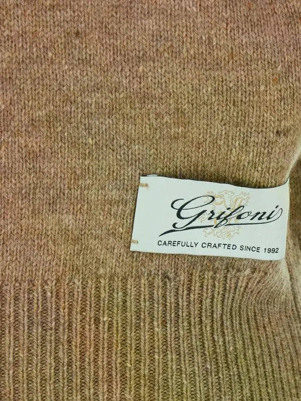 GRIFONI Half-zip Knitted Sweater