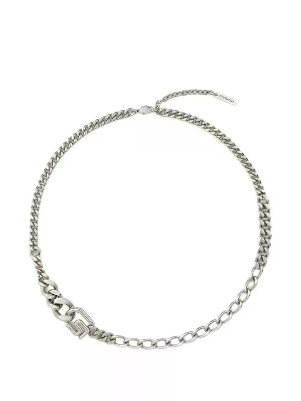 Givenchy G Line Necklace In Metal - Silver