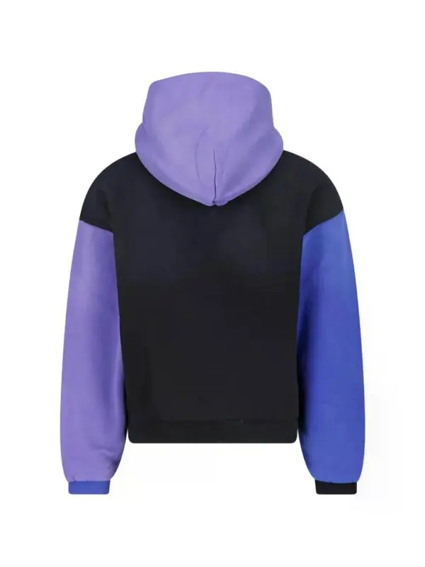 ERL Logo-embroidered Colour-block Hoodie