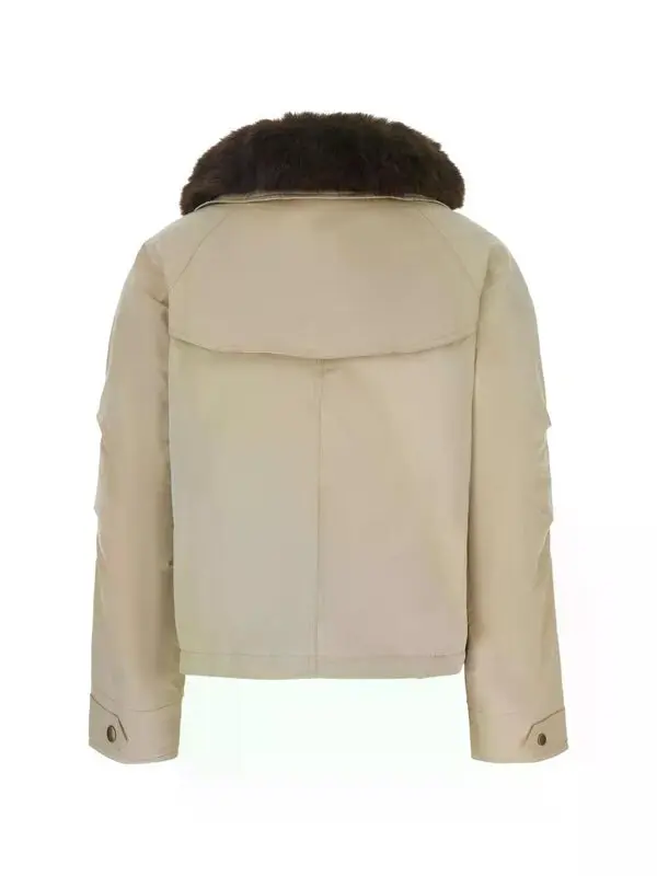 GIOVANNI PARIS Erin Faux-fur Trim Drawstring Jacket