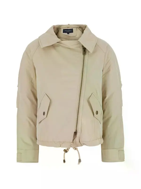 GIOVANNI PARIS Erin Faux-fur Trim Drawstring Jacket