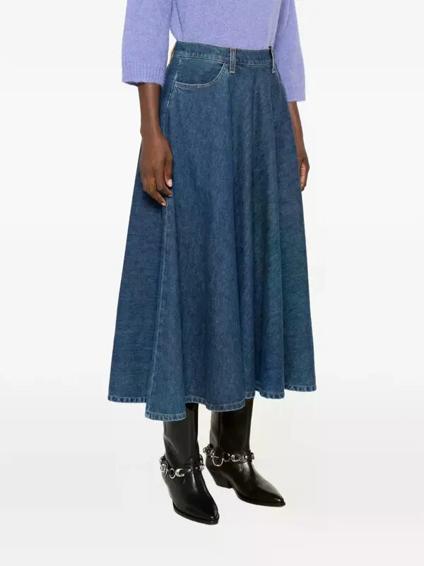 NIU Belt-loop Midi Skirt