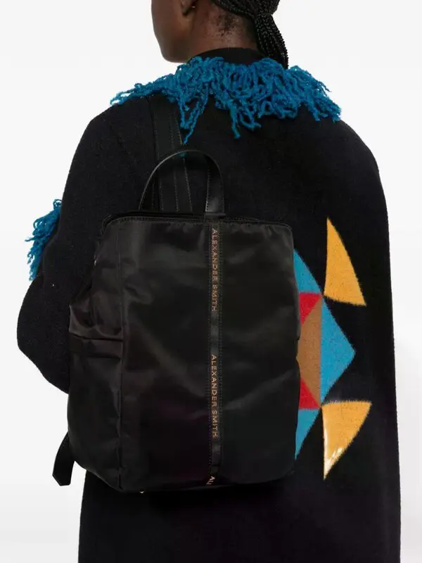 ALEXANDER SMITH Medium Daisy Logo-embellishment Backpack