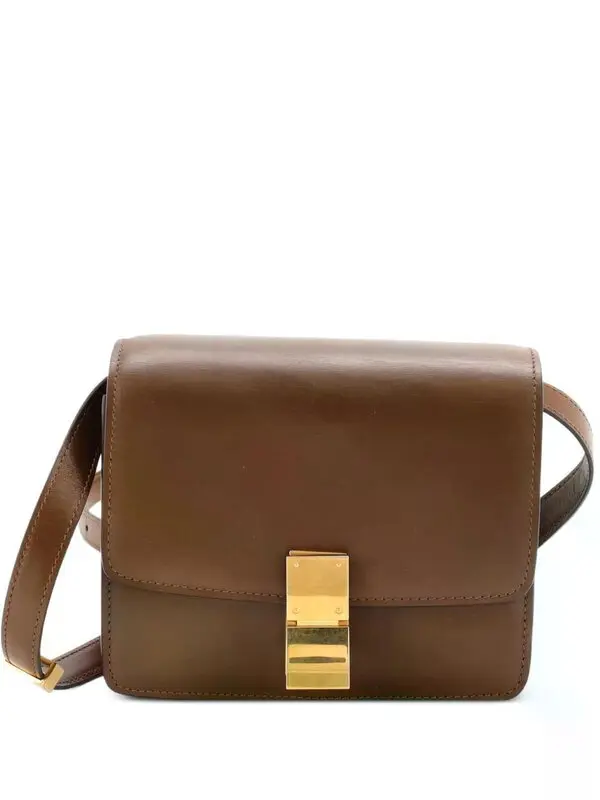 Celine Classic Box Bag Smooth Leather Small Crossbody Bag - Brown