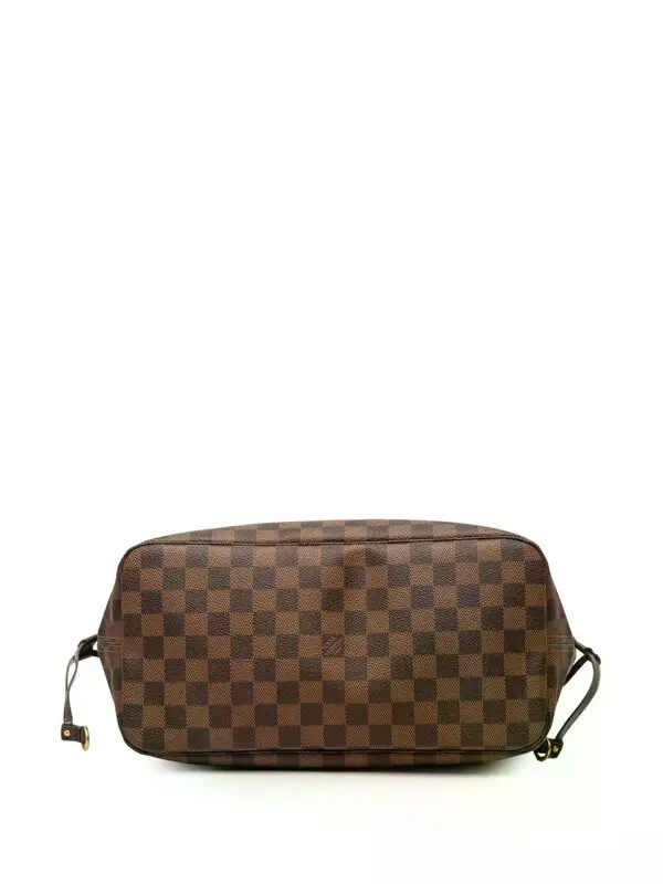 LOUIS VUITTON 2014 Damier Ebene Neverfull Mm Tote Bag - Brown
