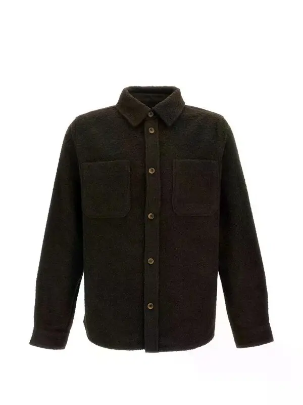 LES DEUX Bouclé-knit Patch-pocket Jacket