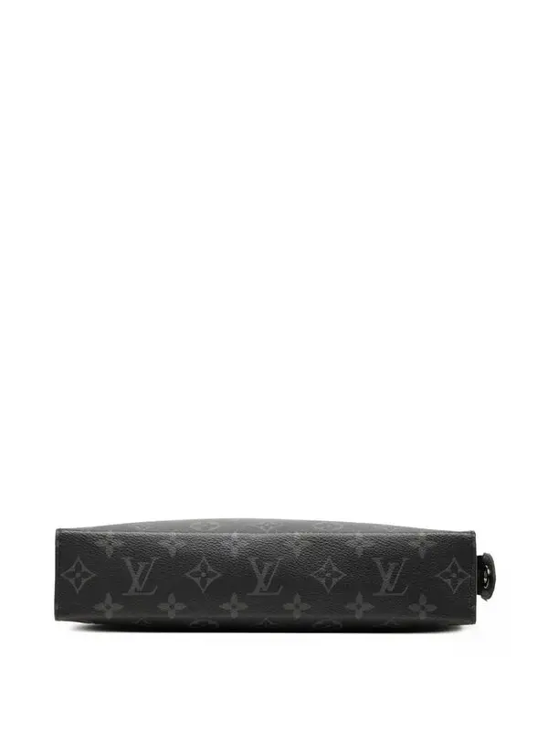 LOUIS VUITTON 2000-2026 Monogram Eclipse Pochette Voyage Mm Clutch Bag