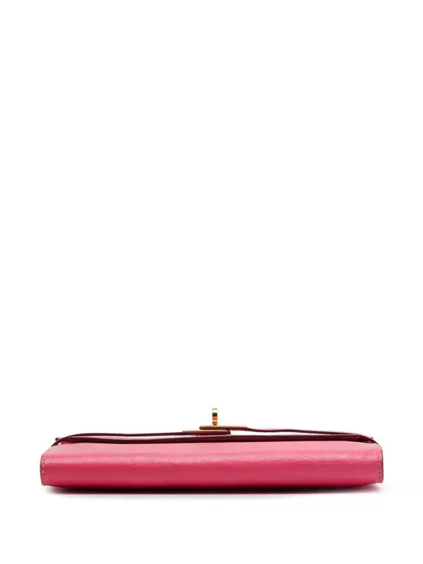 Hermès 2016 Chevre Mysore Kelly Longue Wallet Long Wallets