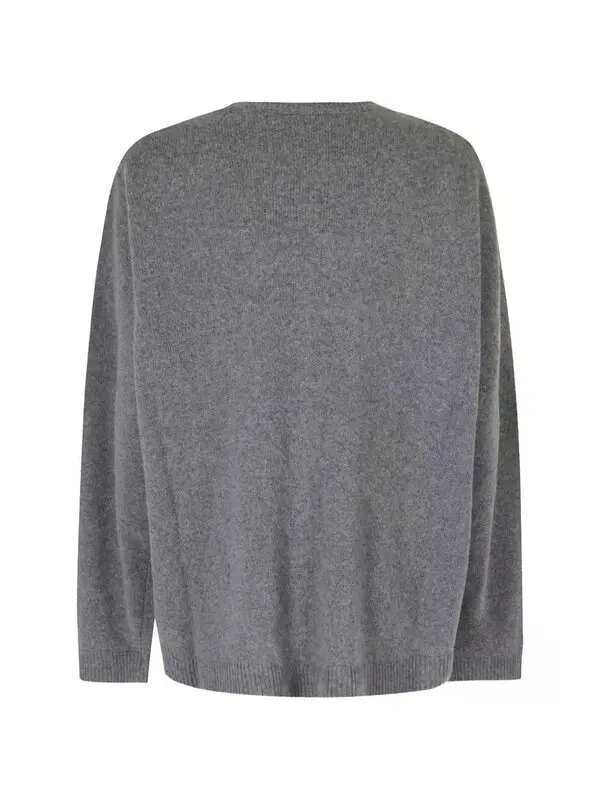 ALYSI Argyle-pattern Wool Sweater