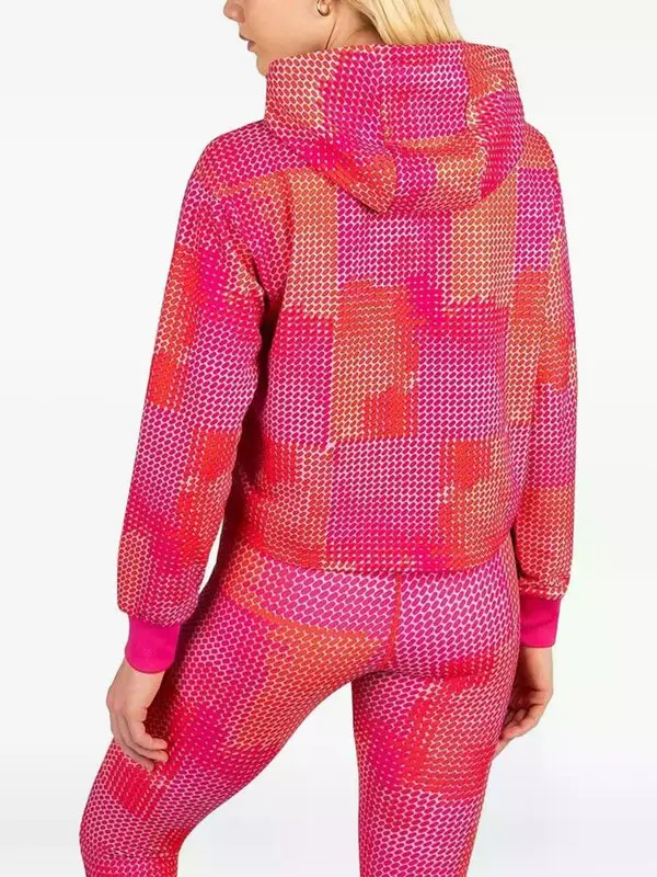 FILA Abstract-print Drawstring Hoodie