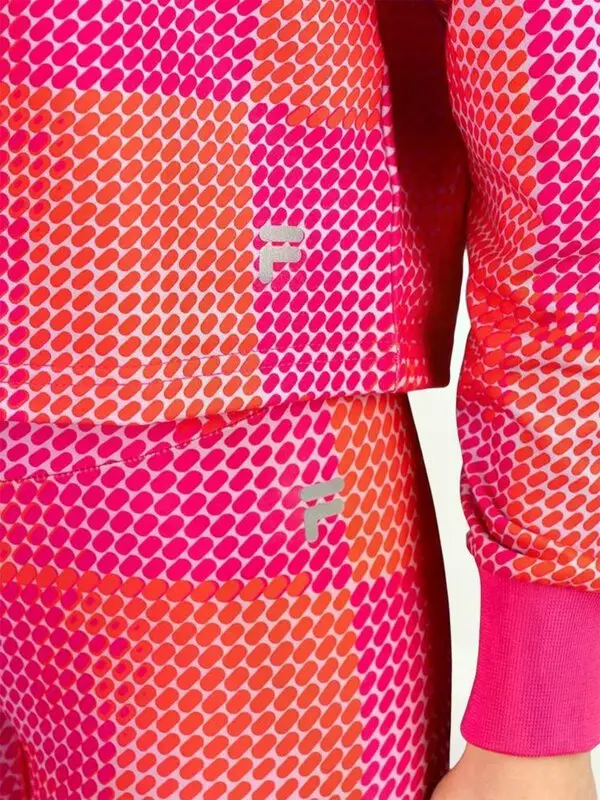FILA Abstract-print Drawstring Hoodie