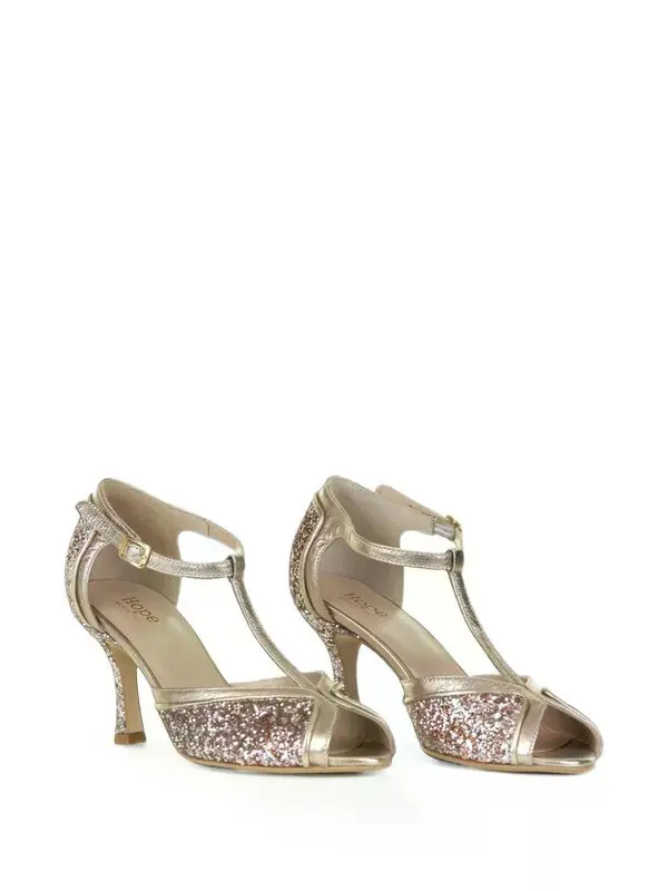Hope Glitter-effect T-bar Pumps