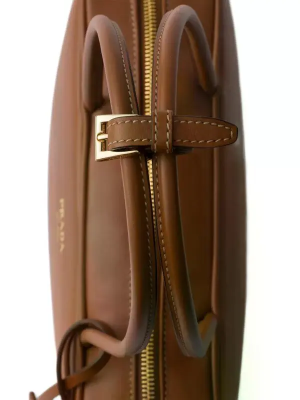 Prada Medium Leather Top-handle Bag