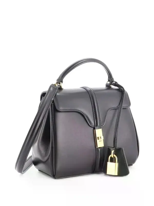 Celine 16 Top Handle Bag Smooth Calfskin Mini Satchel