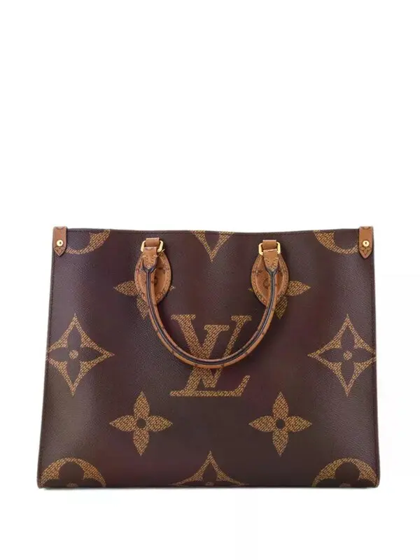 LOUIS VUITTON Onthego Reverse Monogram Giant Mm Tote Bag - Brown