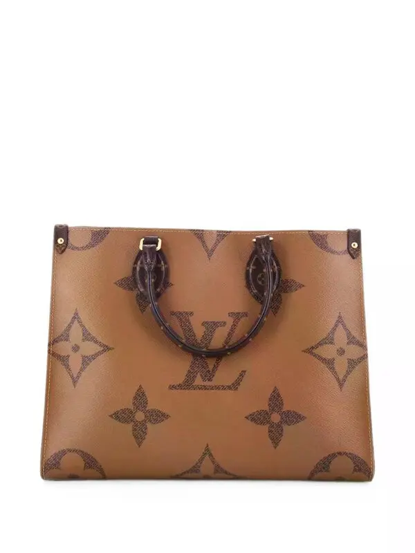 LOUIS VUITTON Onthego Reverse Monogram Giant Mm Tote Bag - Brown
