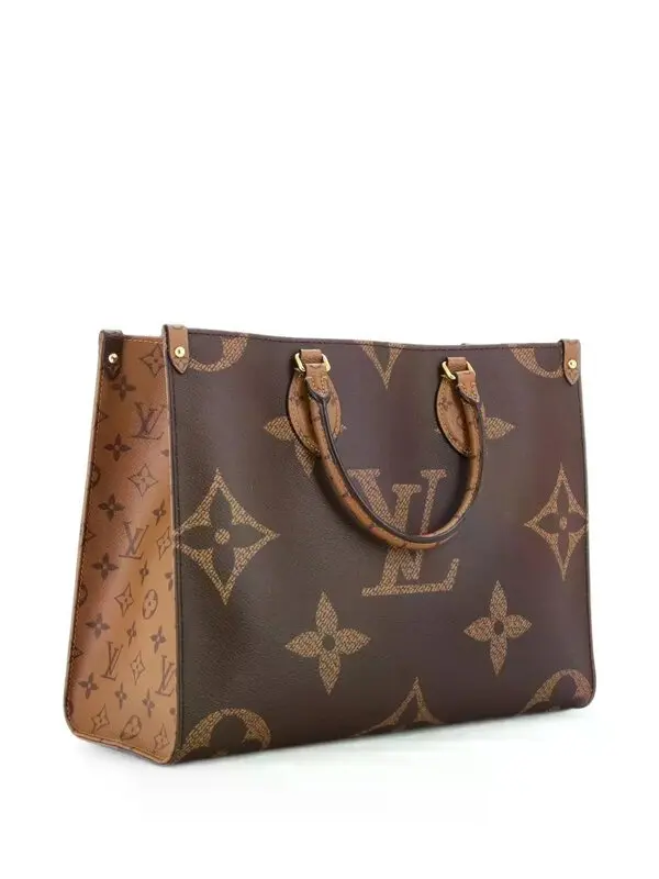 LOUIS VUITTON Onthego Reverse Monogram Giant Mm Tote Bag - Brown