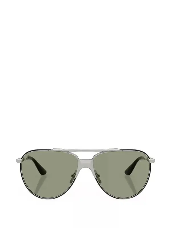 FERRARI Pilot-frame Sunglasses - Silver