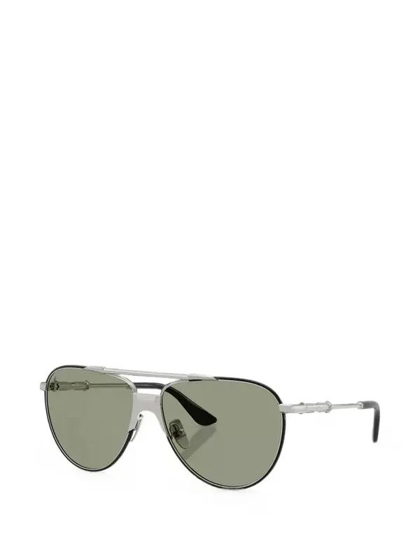 FERRARI Pilot-frame Sunglasses - Silver