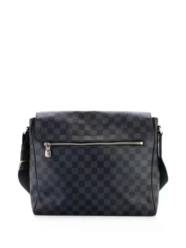 LOUIS VUITTON District Nm Messenger Bag Damier Graphite Mm Crossbody Bag - Black
