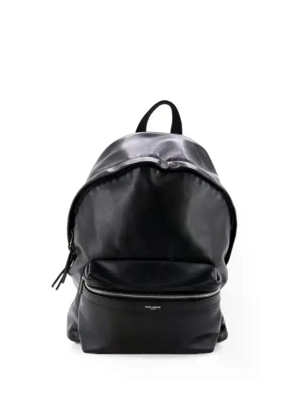 Saint Laurent City Leather Medium Backpack