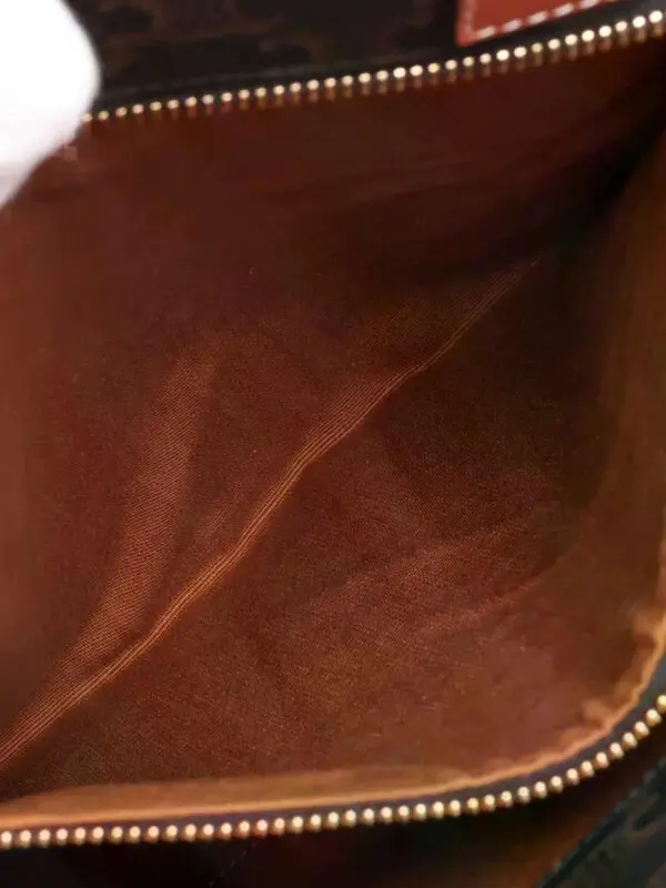 Celine 2010-2026 Small Triomphe Coated Canvas Vertical Cabas Tote Satchel