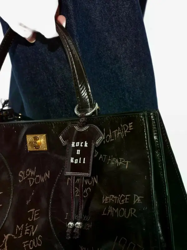 Zadig&Voltaire T-shirt-shaped Leather Keyring