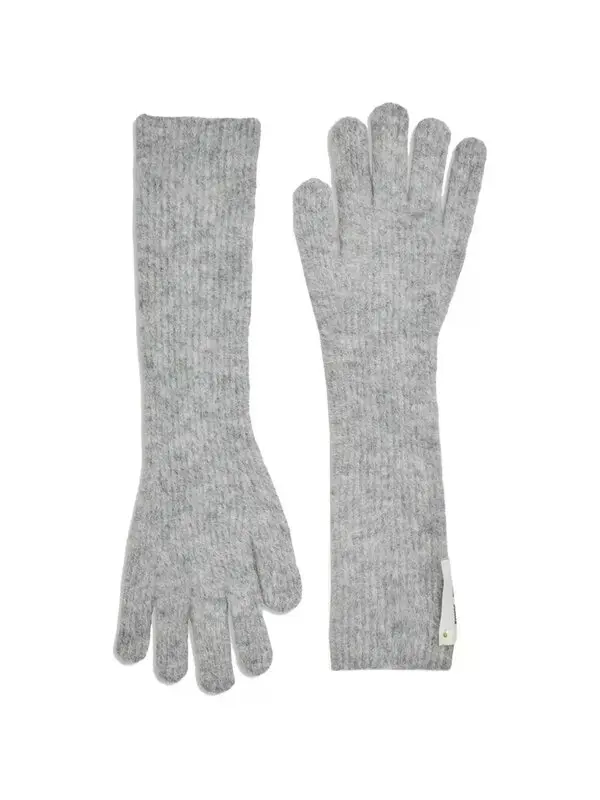 SAMSOE SAMSOE Sarue Fine-knit Long Gloves