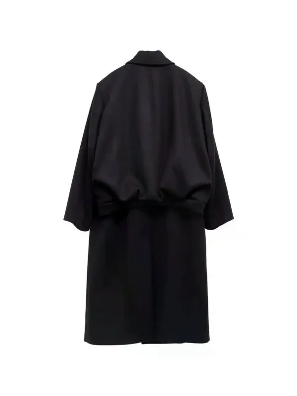 Balenciaga Gathered-back Coat
