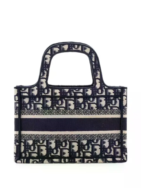Dior Book Oblique Canvas Mini Tote Bag