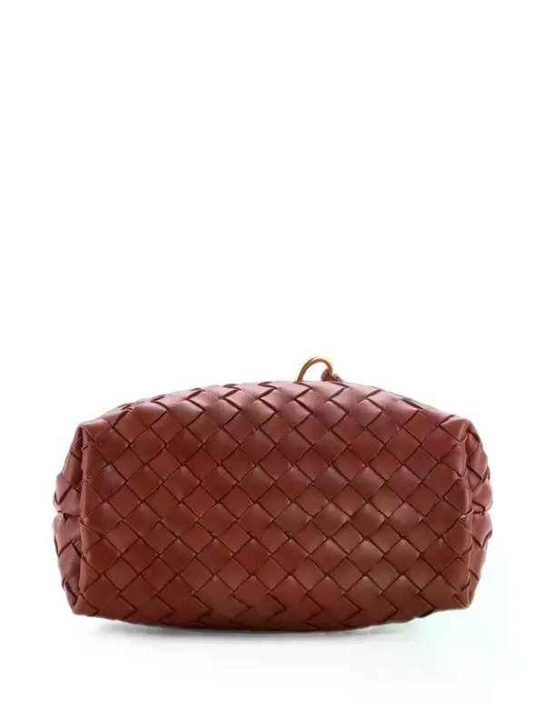 Bottega Veneta Andiamo Top Handle Bag Intrecciato Nappa Small Satchel - Brown