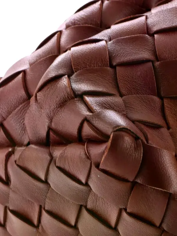 Bottega Veneta Andiamo Top Handle Bag Intrecciato Nappa Small Satchel - Brown