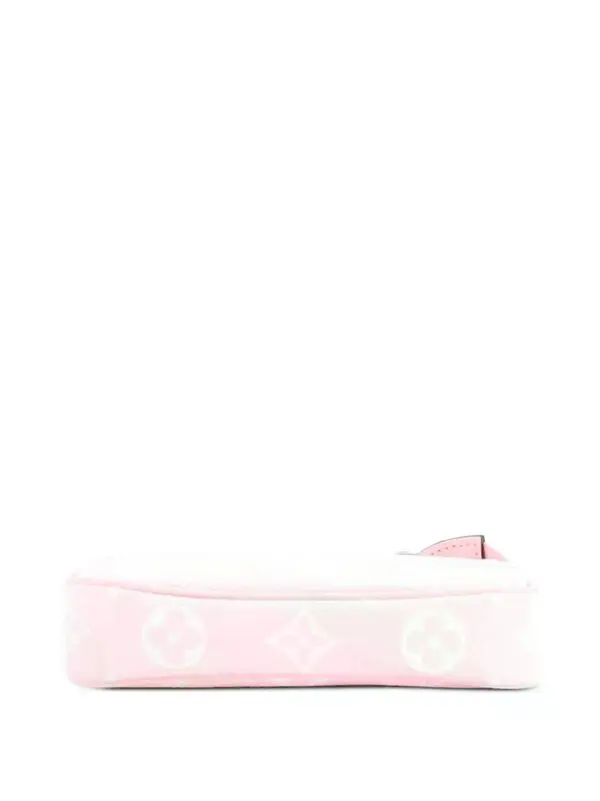 LOUIS VUITTON Pochette Accessoires Limited Edition Escale Monogram Giant Mini Clutch Bag