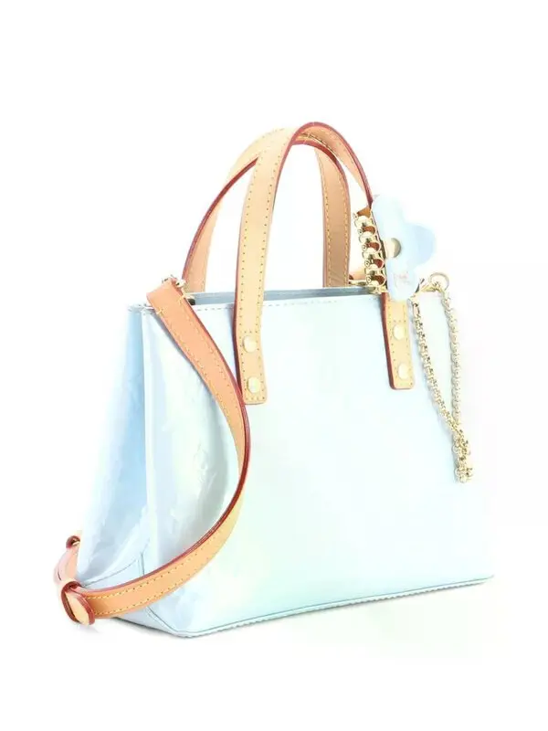 LOUIS VUITTON Reade Nm Handbag Monogram Vernis Pm Shoulder Bag - Blue