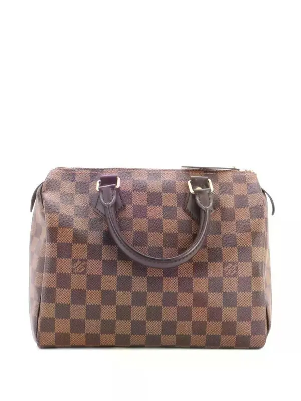 LOUIS VUITTON Speedy Handbag Damier 25 Satchel