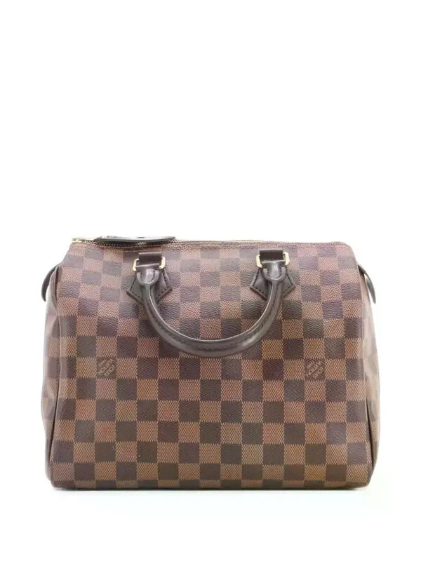 LOUIS VUITTON Speedy Handbag Damier 25 Satchel
