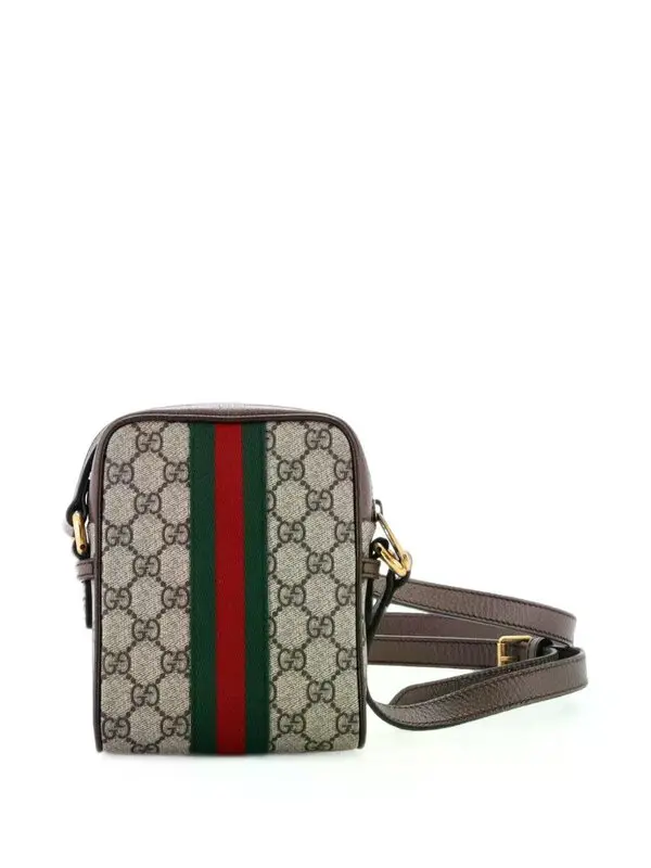 Gucci Ophidia Messenger Bag Gg Coated Canvas Mini Crossbody Bag