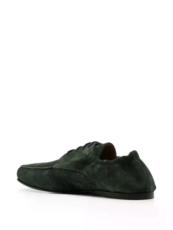 EGONLAB Suede Derby Shoes - Green