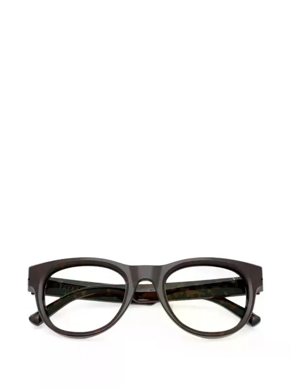 SCUDERIA FERRARI Round-frame Sunglasses - Brown
