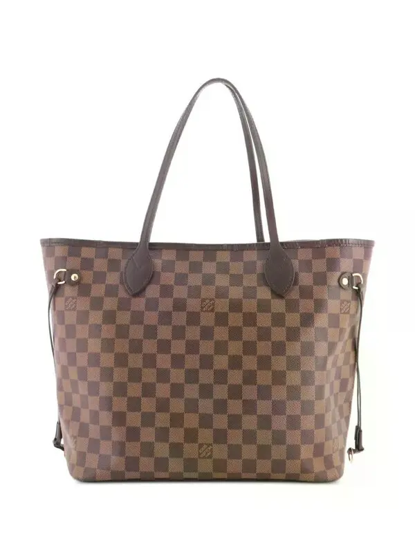 LOUIS VUITTON Neverfull Nm Damier Mm Tote Bag - Brown
