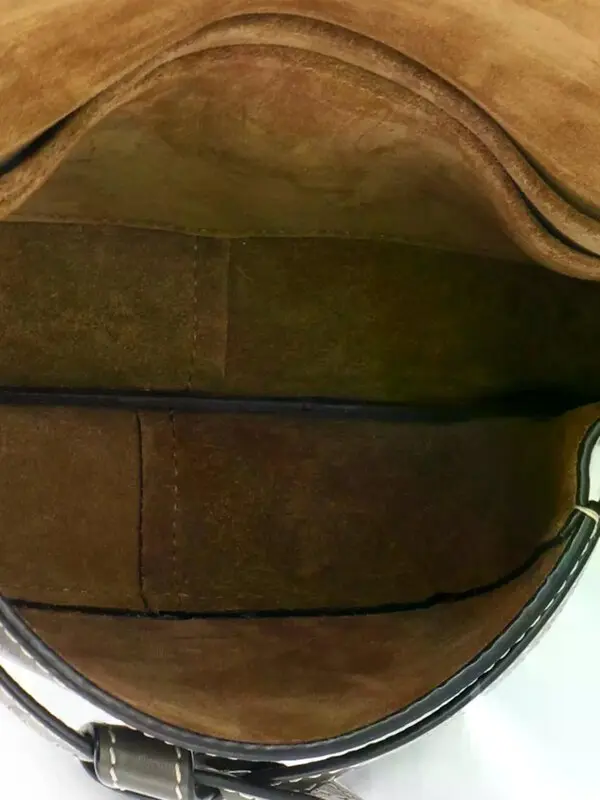 Loewe Gate Leather Mini Belt Bag - Green