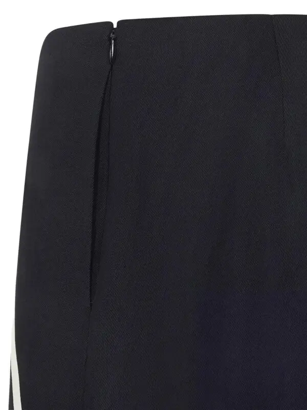 Alberta Ferretti Colour-block Twill Trousers