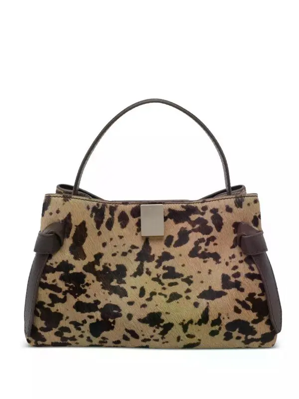 Yuzefi Mini Gyoza Animal-print Tote Bag - Neutrals