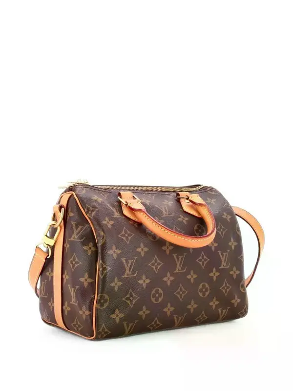LOUIS VUITTON Speedy Bandouliere Bag Monogram Canvas 25 Satchel - Brown