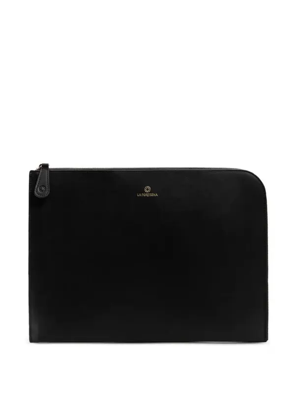 LA PORTEGNA Mendocino Leather Laptop Bag